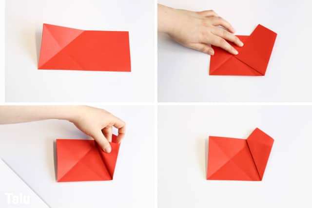 Origami Stern falten – Stern aus Papier basteln - Talu.de
