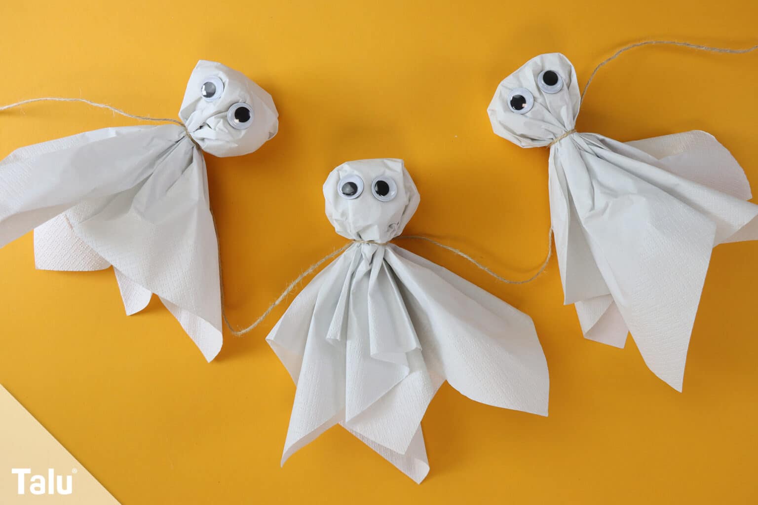 Geister basteln für Halloween | DIY Anleitung - Talu.de