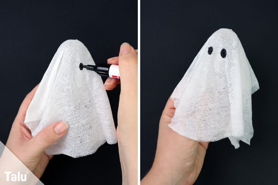 Geister basteln für Halloween | DIY Anleitung - Talu.de