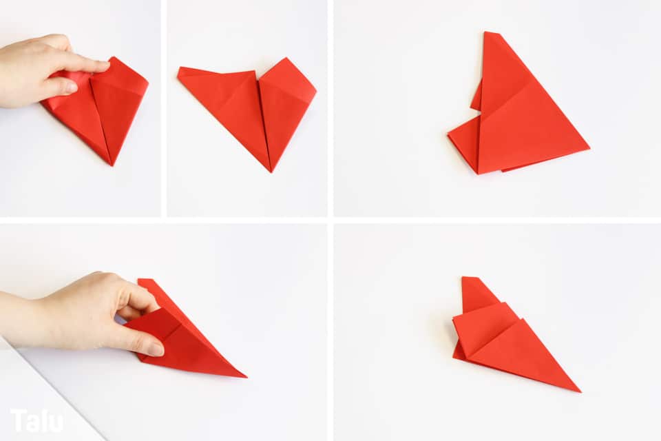 Origami Stern falten – Stern aus Papier basteln - Talu.de