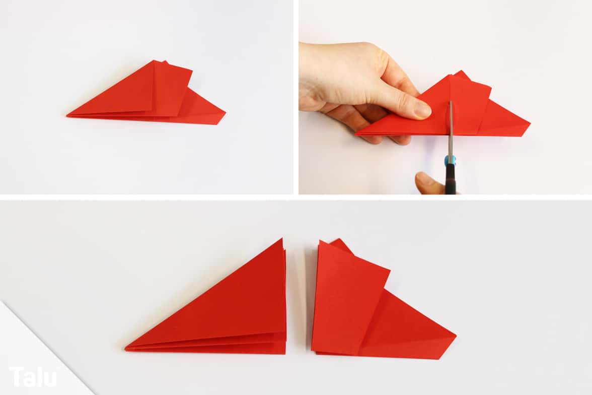 Origami Stern falten – Stern aus Papier basteln - Talu.de