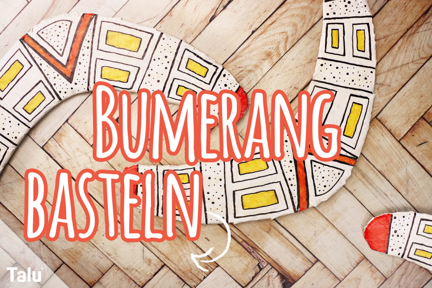 Bumerang basteln aus Pappe| Einfache Anleitung - Talu.de