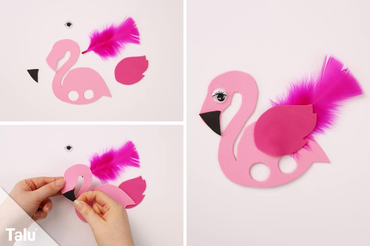 Flamingo Basteln Vorlage
