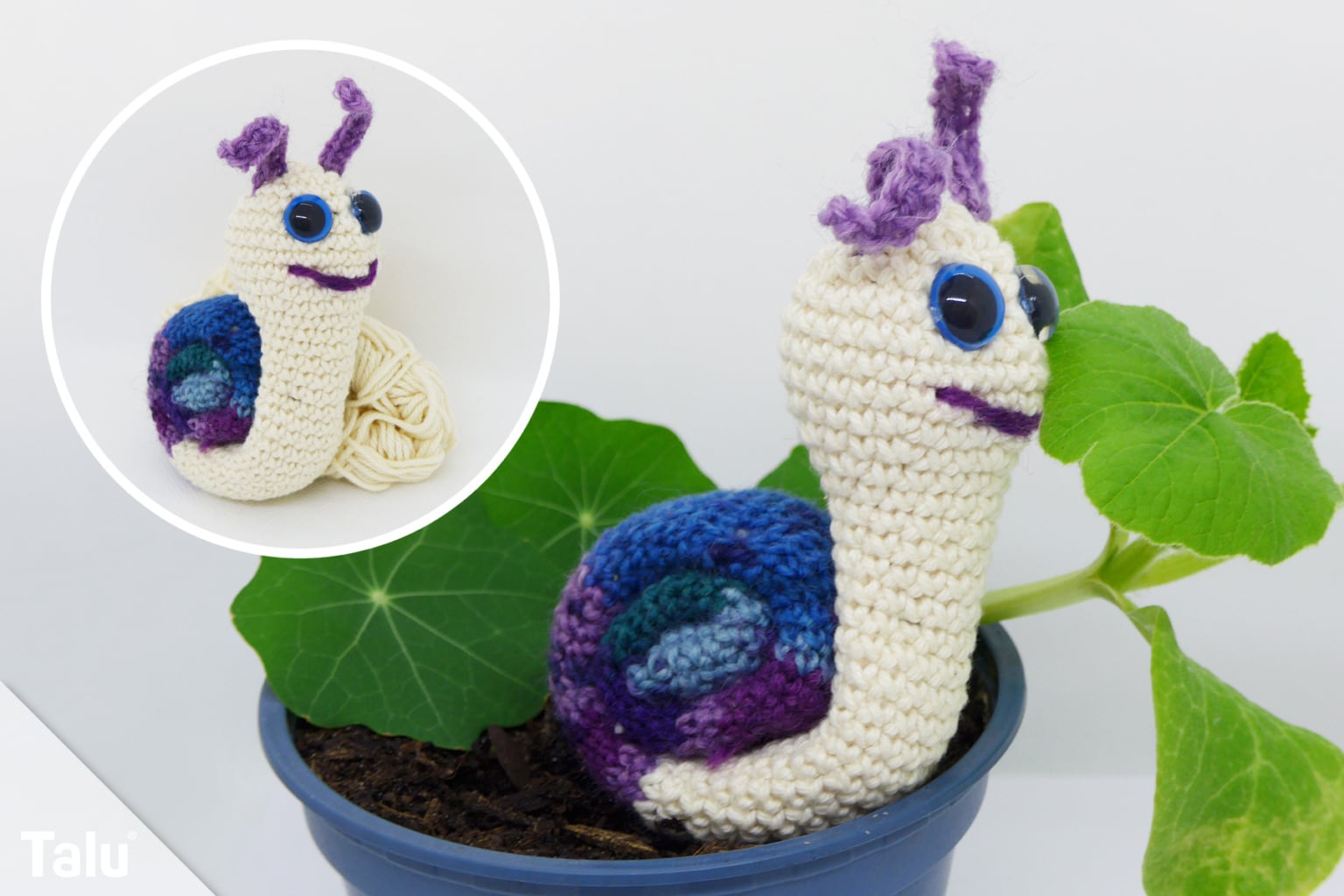 Schnecke häkeln | Kostenlose Anleitung - Talu.de