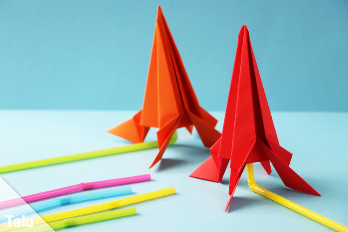 Origami Rakete basteln | Video Anleitung - Talu.de