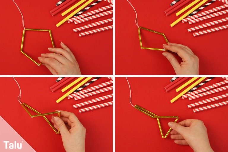 Strohhalm Sterne basteln | Einfache Anleitung - Talu.de