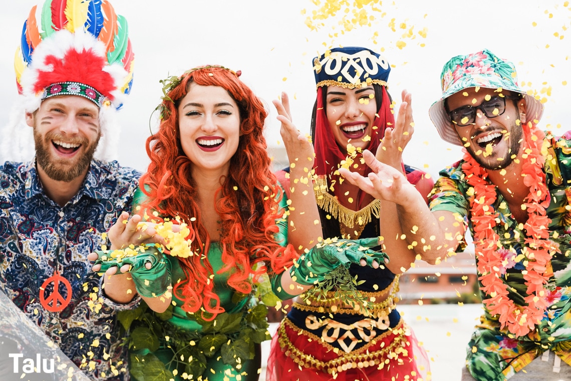 Gruppenkostüme Ideen für Fasching | 25 lustige Kostüme - Talu.de