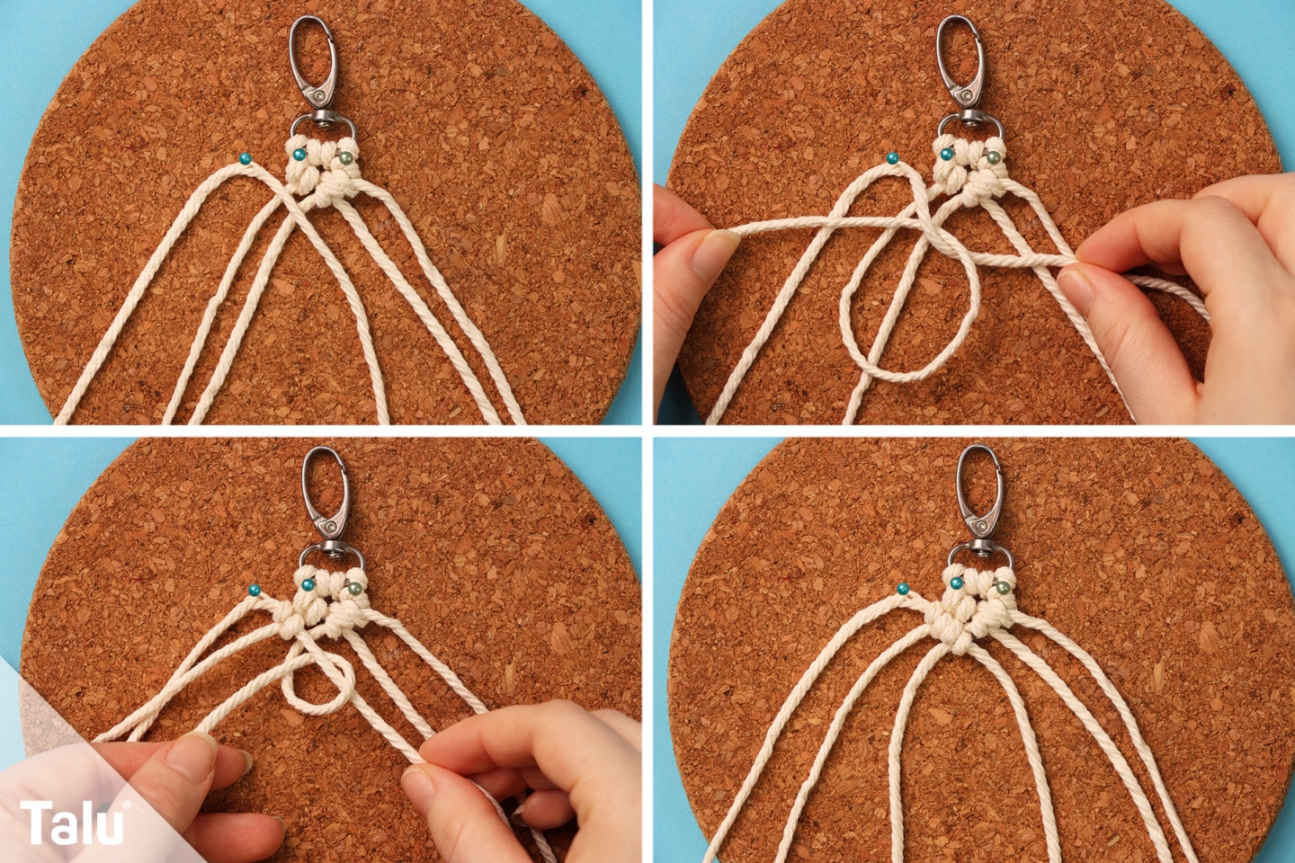 Makramee Herz | Kostenlose Anleitung - Talu.de