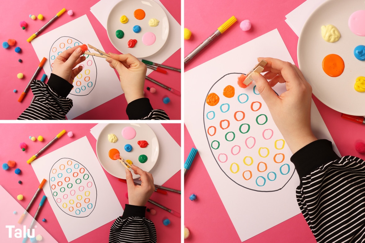 Basteln an Ostern mit Krippenkindern | Ideen - Talu.de